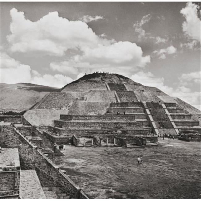 Posterazzi SAL9902863 Tourists Near a Pyramid Pyramid of the Moon ...