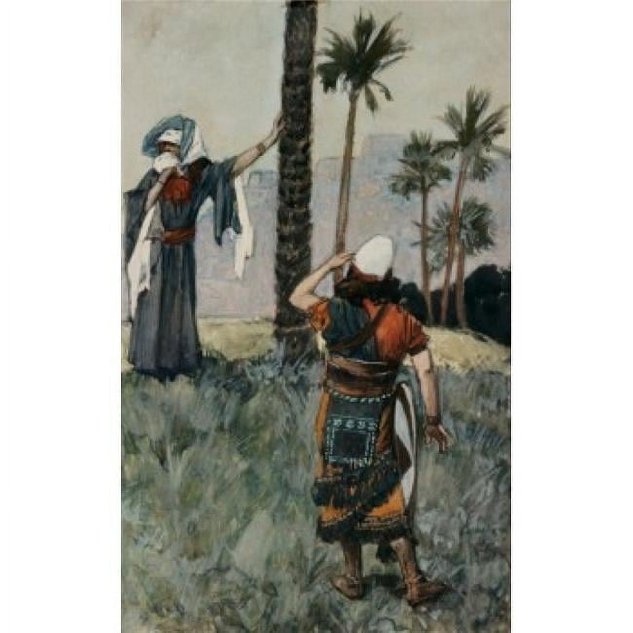Posterazzi SAL999455 Deborah Beneath the Palm Tree James J. Tissot 1836-1902 French Jewish ...