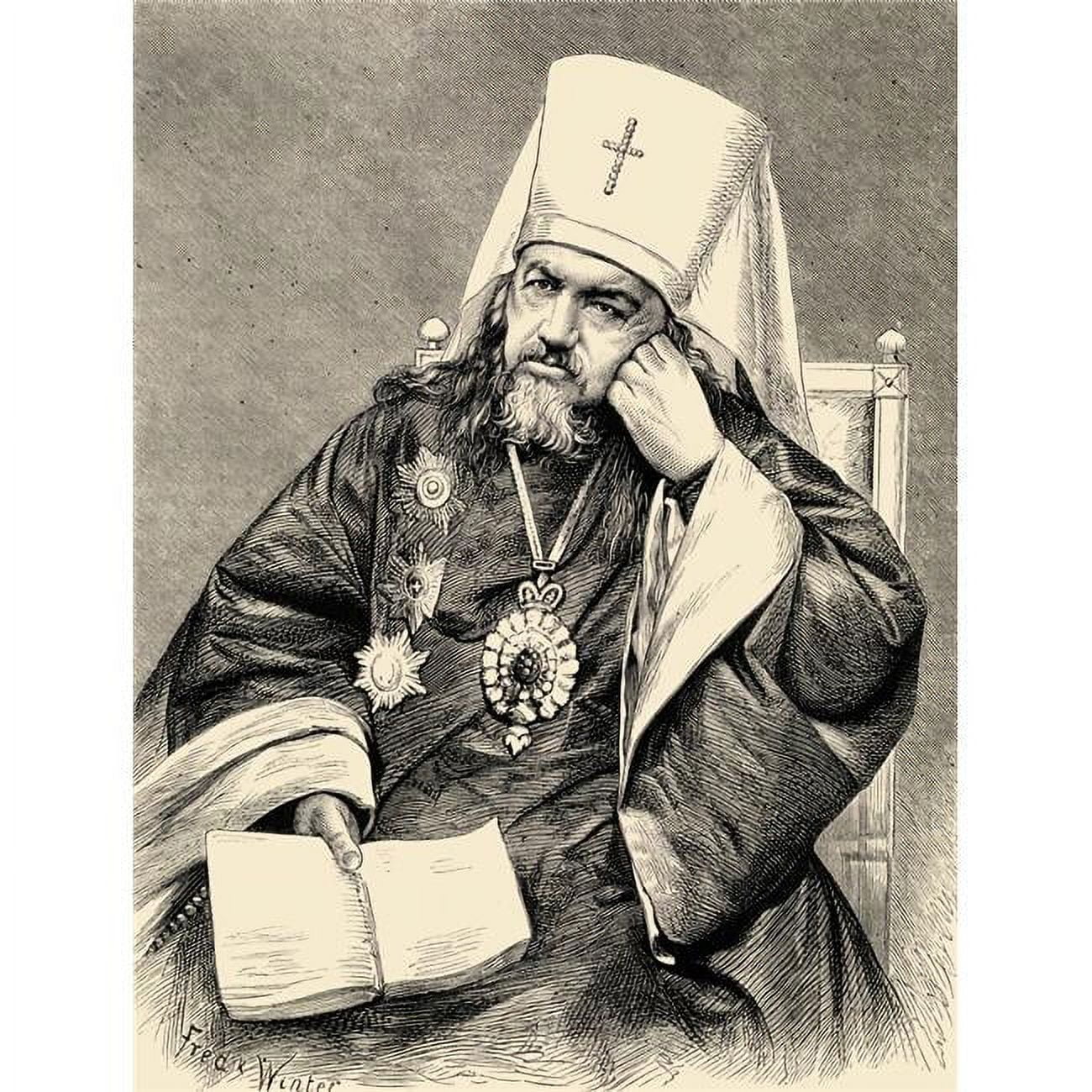 Posterazzi Saint Innocent Metropolitan of St. Petersburg Baptized Ioann Veniaminov 1797-1879 ...