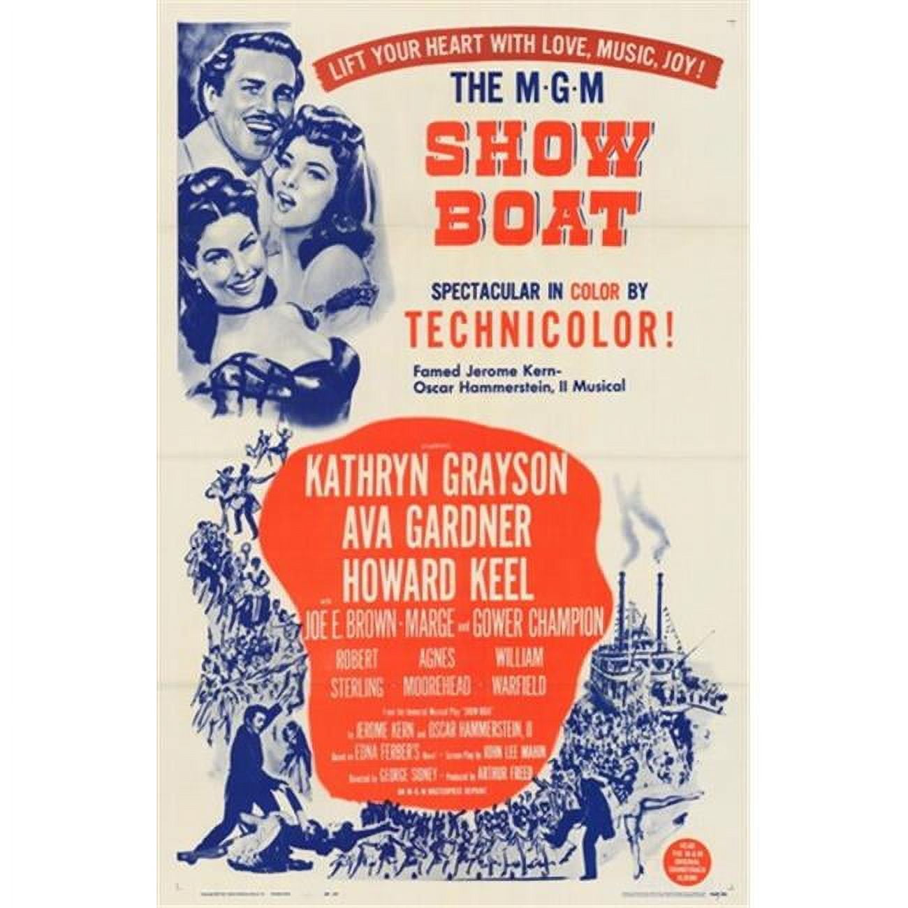 Posterazzi Showboat Movie Poster - 11 x 17 in. - Walmart.com
