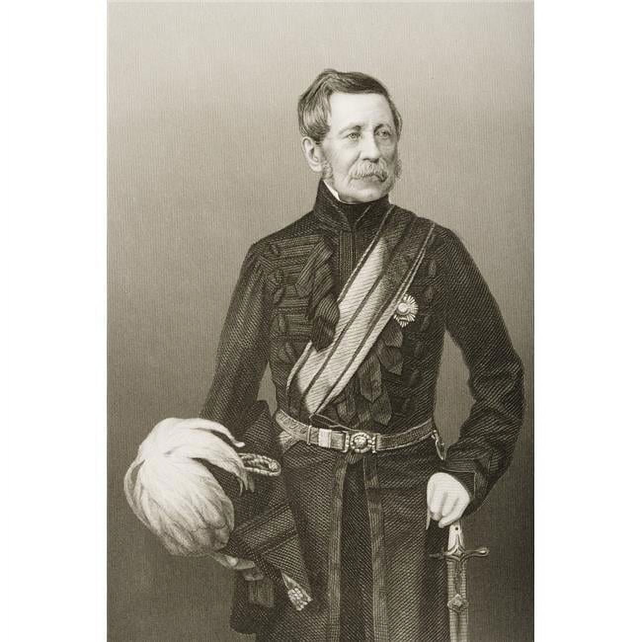 Posterazzi Sir John Fox Burgoyne 1782-1871. British Field Marshal. From ...