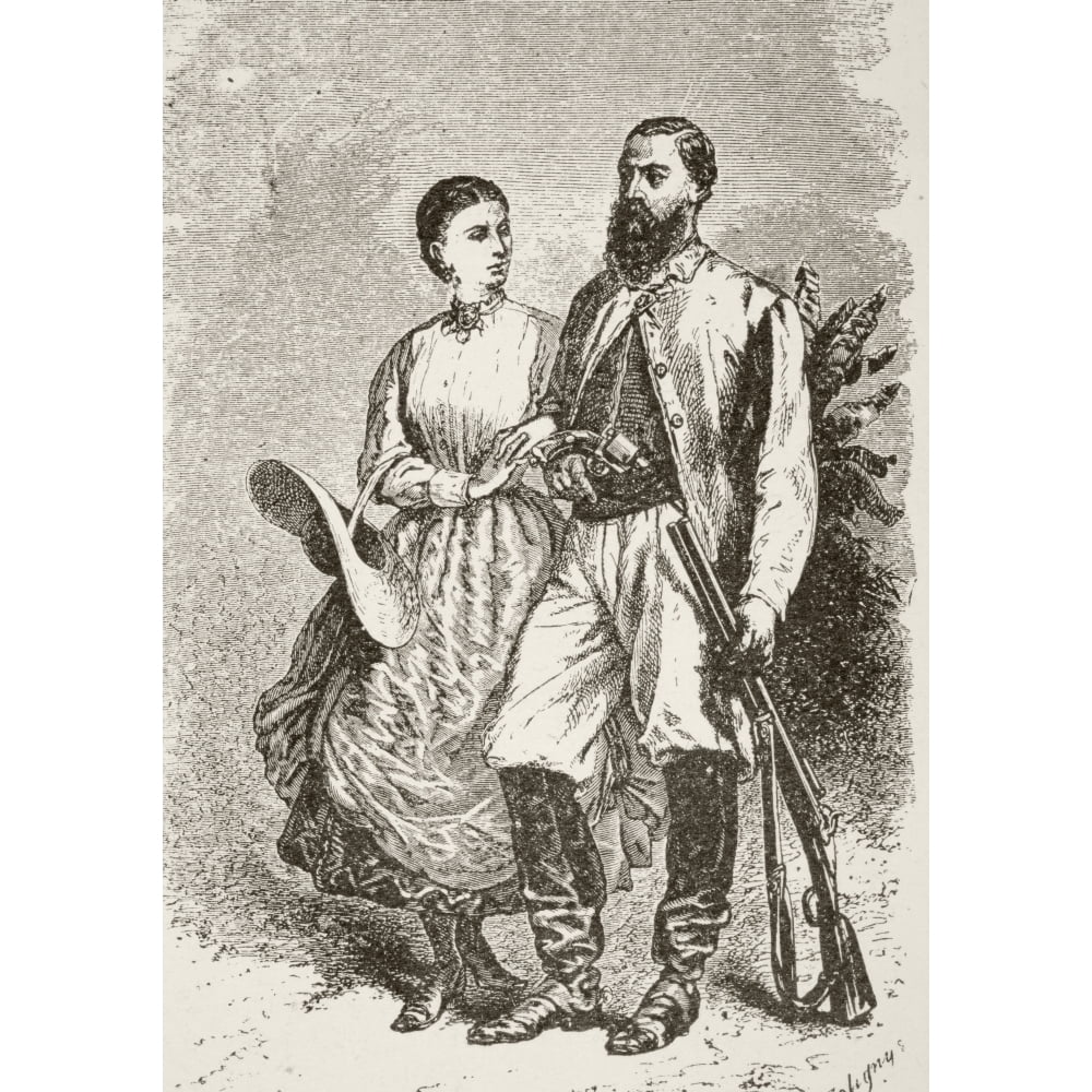 Posterazzi Sir Samuel White Baker, 1821 to 1893 English Explorer, & His ...