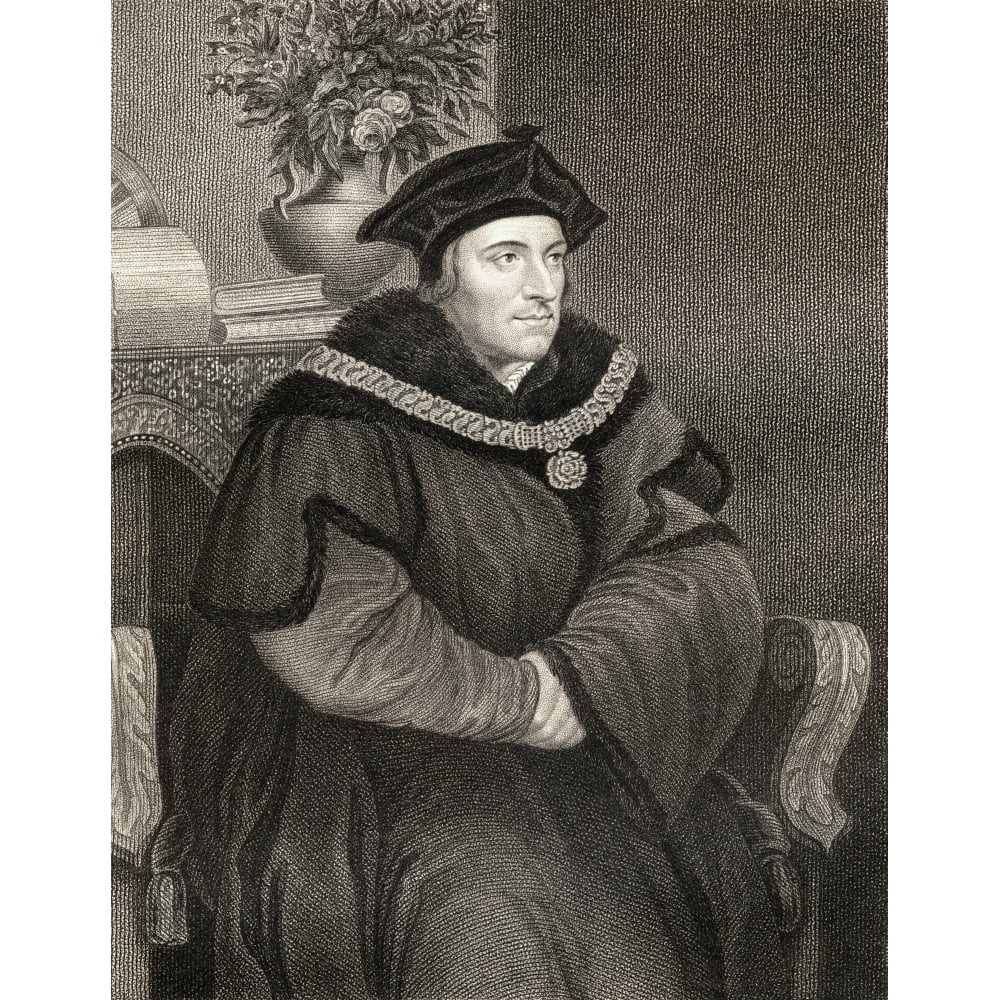 Posterazzi Sir Thomas More Aka Saint Thomas More, 1477-1535 English ...