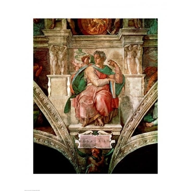 Posterazzi BALBAL183085 Sistine Chapel Ceiling The Prophet Isaiah ...