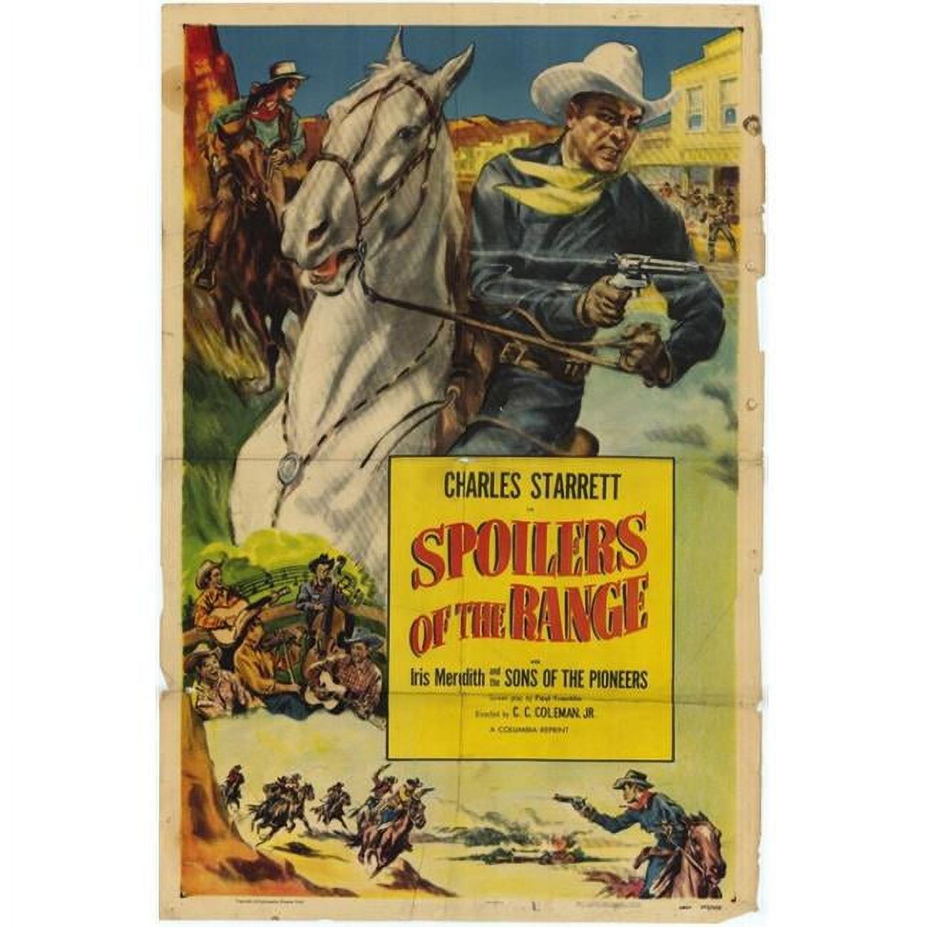 Posterazzi Spoilers of the Range Movie Poster - 27 x 40 in. - Walmart.com