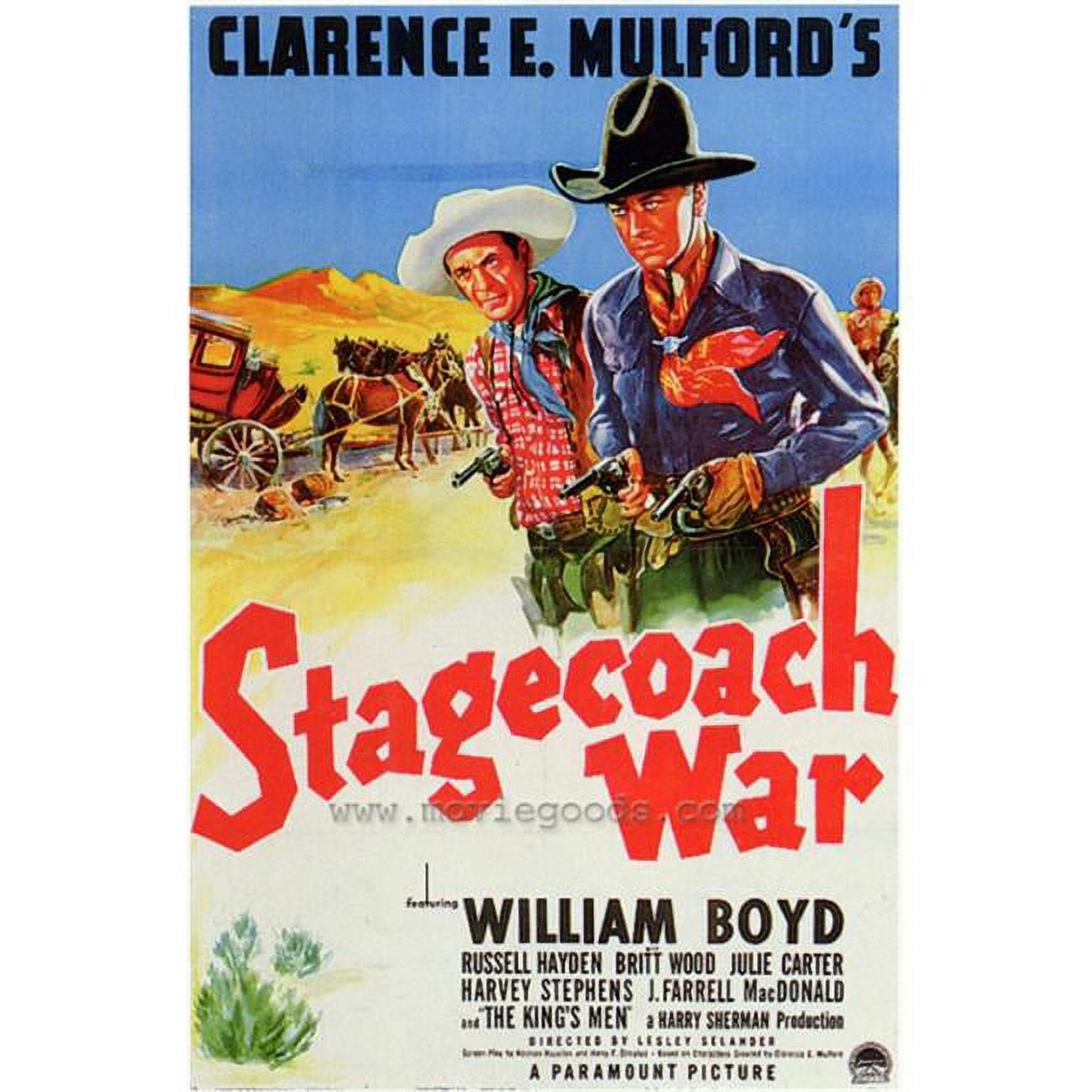 Posterazzi Stagecoach War Movie Poster - 27 x 40 in. - Walmart.com