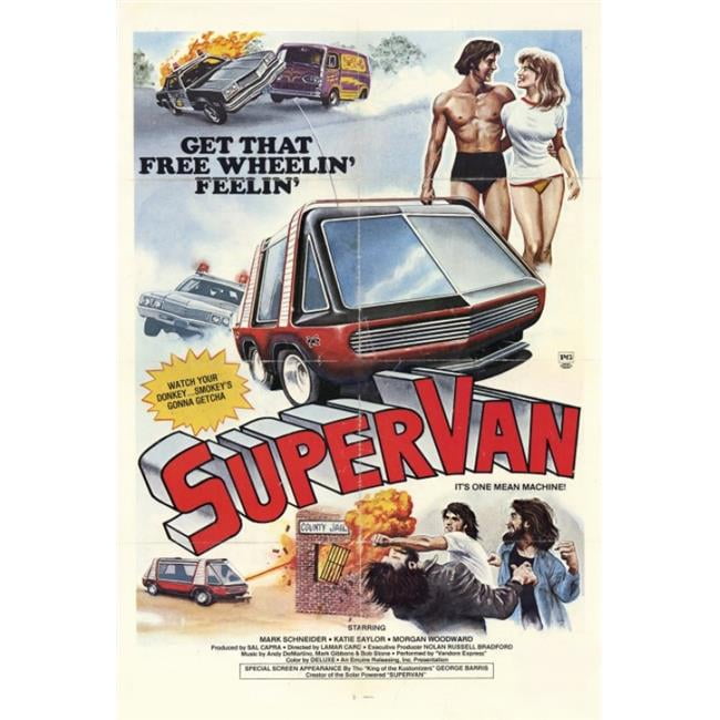 Posterazzi Supervan Movie Poster - 27 x 40 in. - Walmart.com