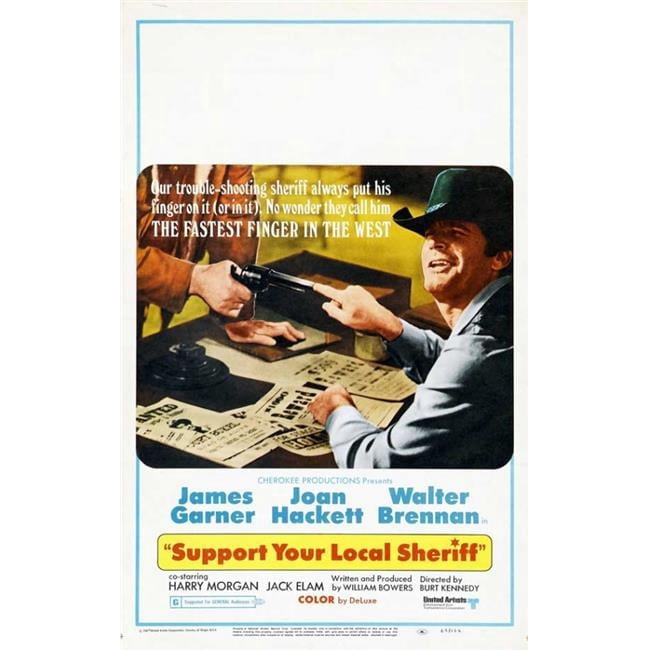 Posterazzi Support Your Local Sheriff Movie Poster - 27 x 40 in ...
