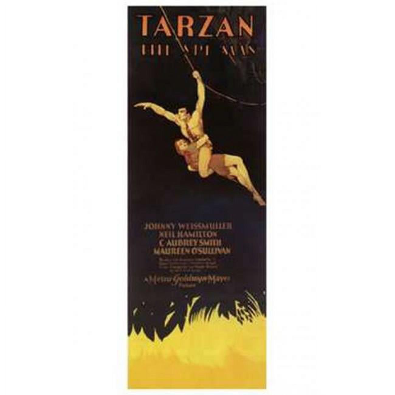 Posterazzi Tarzan the Ape Man C.1932 Movie Poster - 11 x 17 in ...