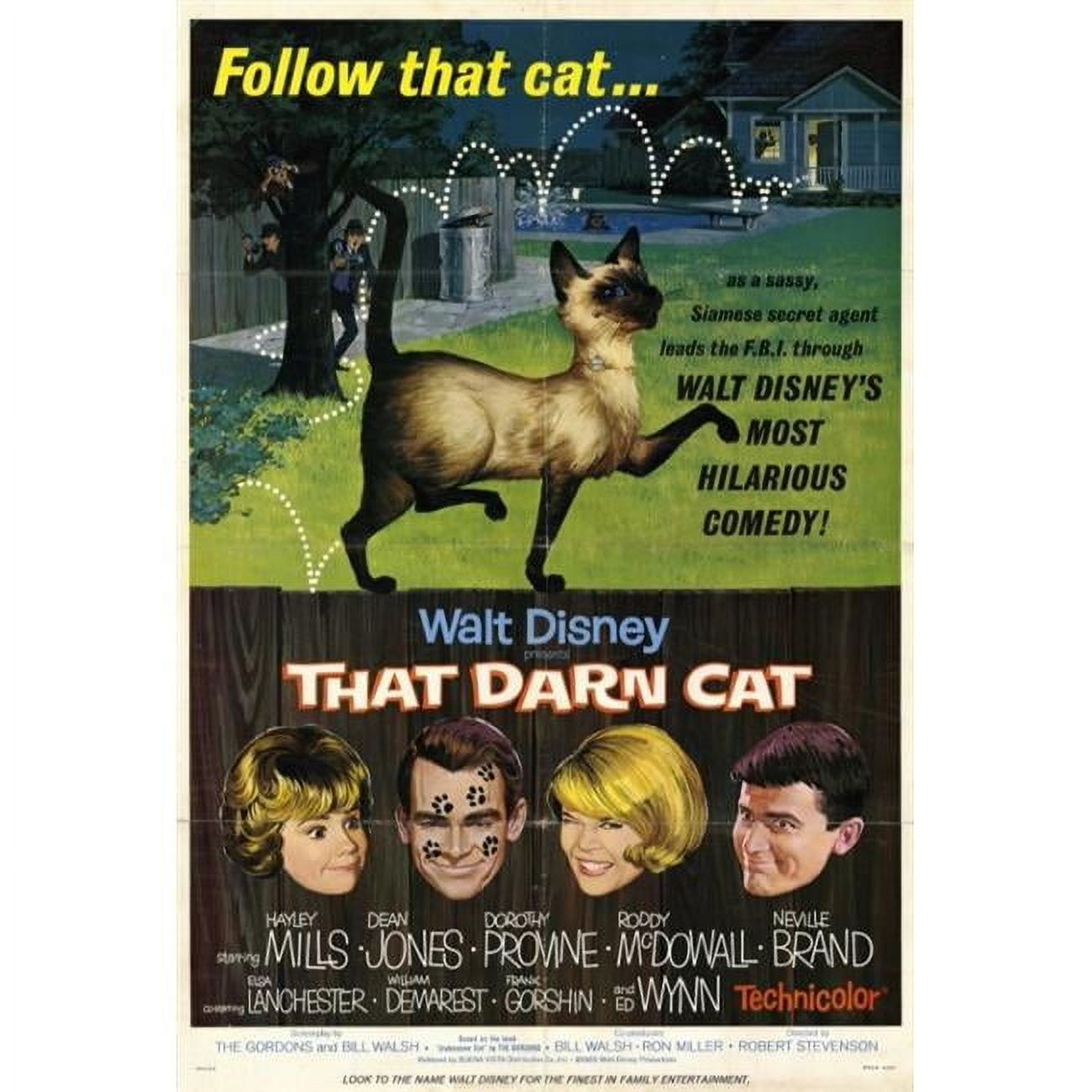 Posterazzi That Darn Cat Movie Poster - 27 x 40 in. - Walmart.com