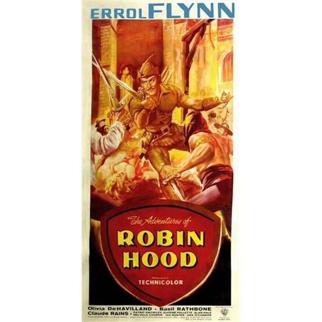 Posterazzi The Adventures of Robin Hood Movie Poster - 11 x 17 in ...
