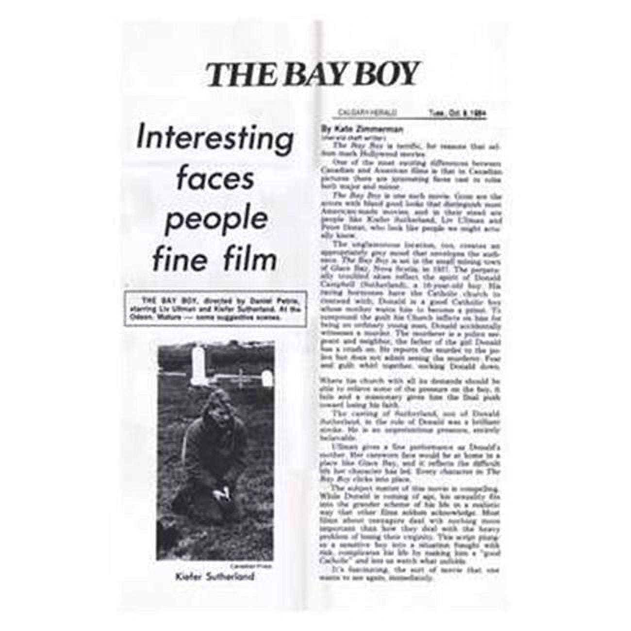 Posterazzi The Bay Boy Movie Poster - 11 x 17 in. - Walmart.com