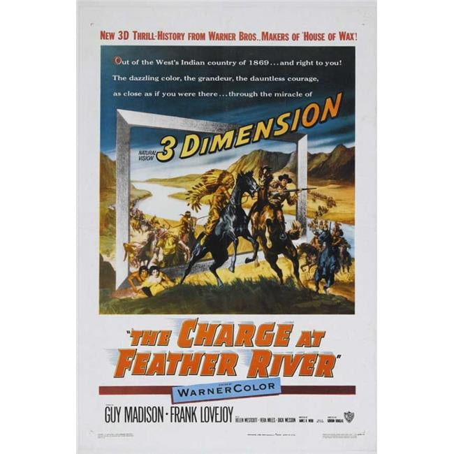 Posterazzi The Charge at Feather River Movie Poster - 27 x 40 in ...