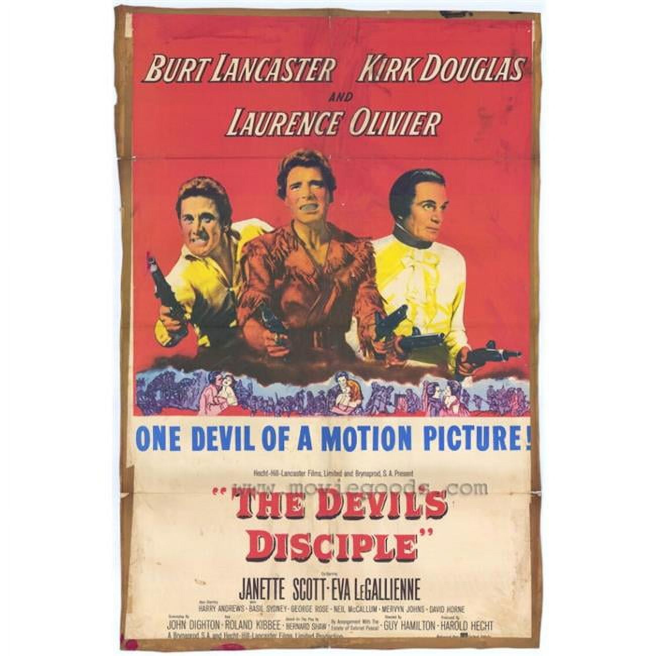 Posterazzi The Devils Disciple Movie Poster - 27 x 40 in. - Walmart.com