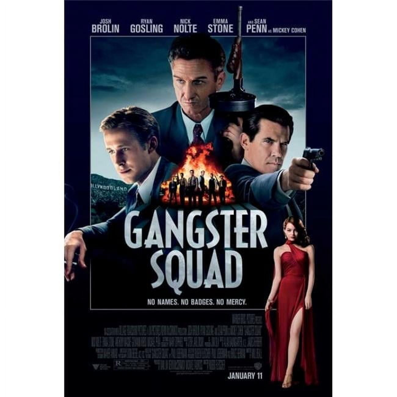 Posterazzi MOVGB07705 The Gangster Squad Movie Poster - 27 x 40 in ...