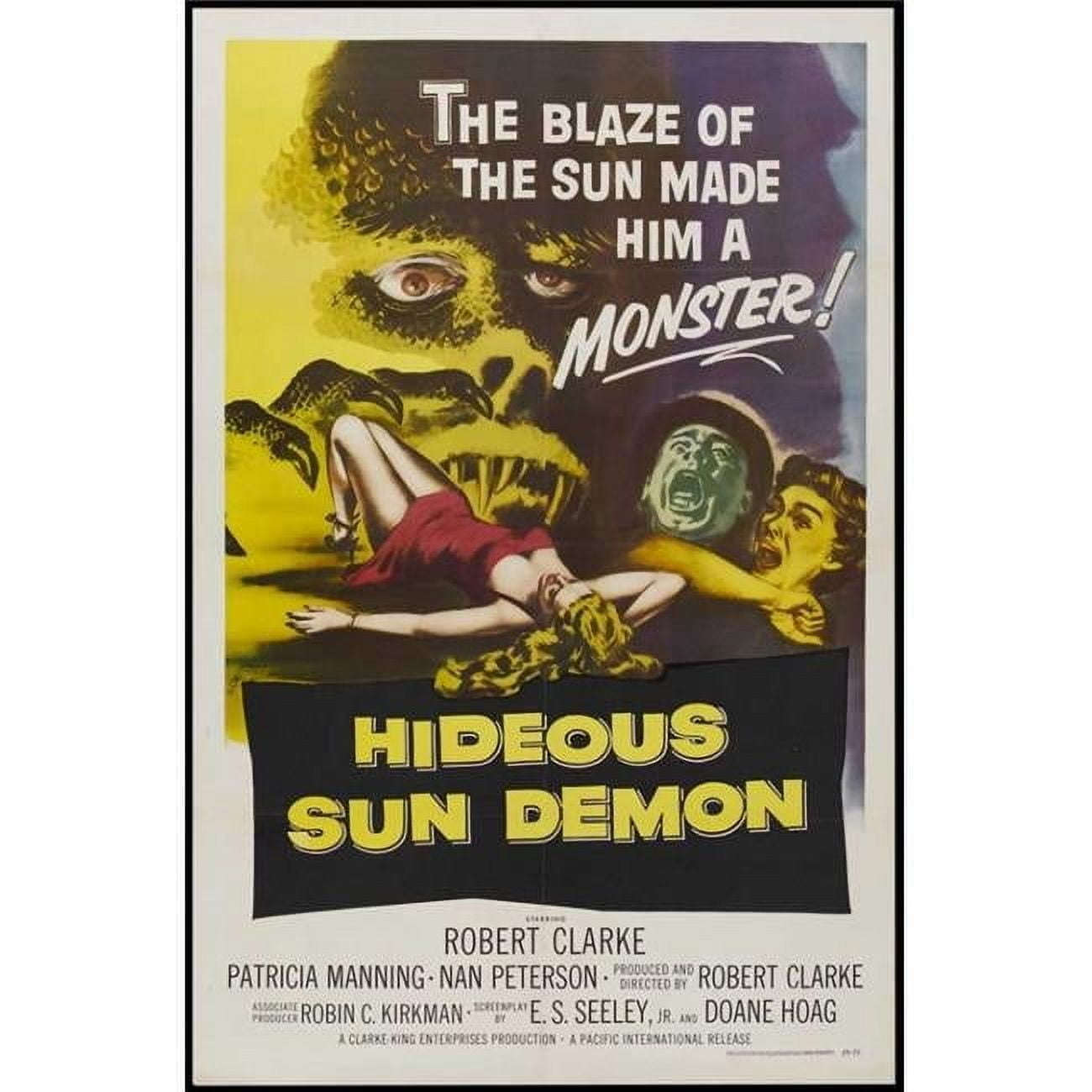Posterazzi The Hideous Sun Demon Movie Poster - 27 x 40 in. - Walmart.com