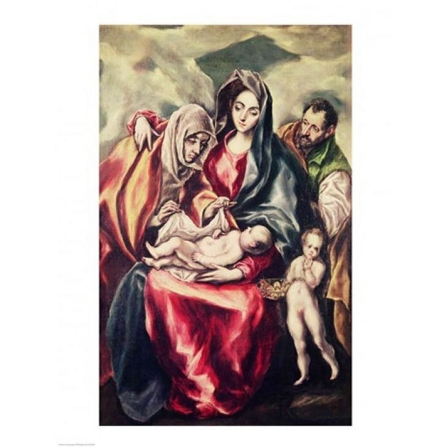 Posterazzi The Holy Family Poster Print by El Greco - 18 x 24 in ...