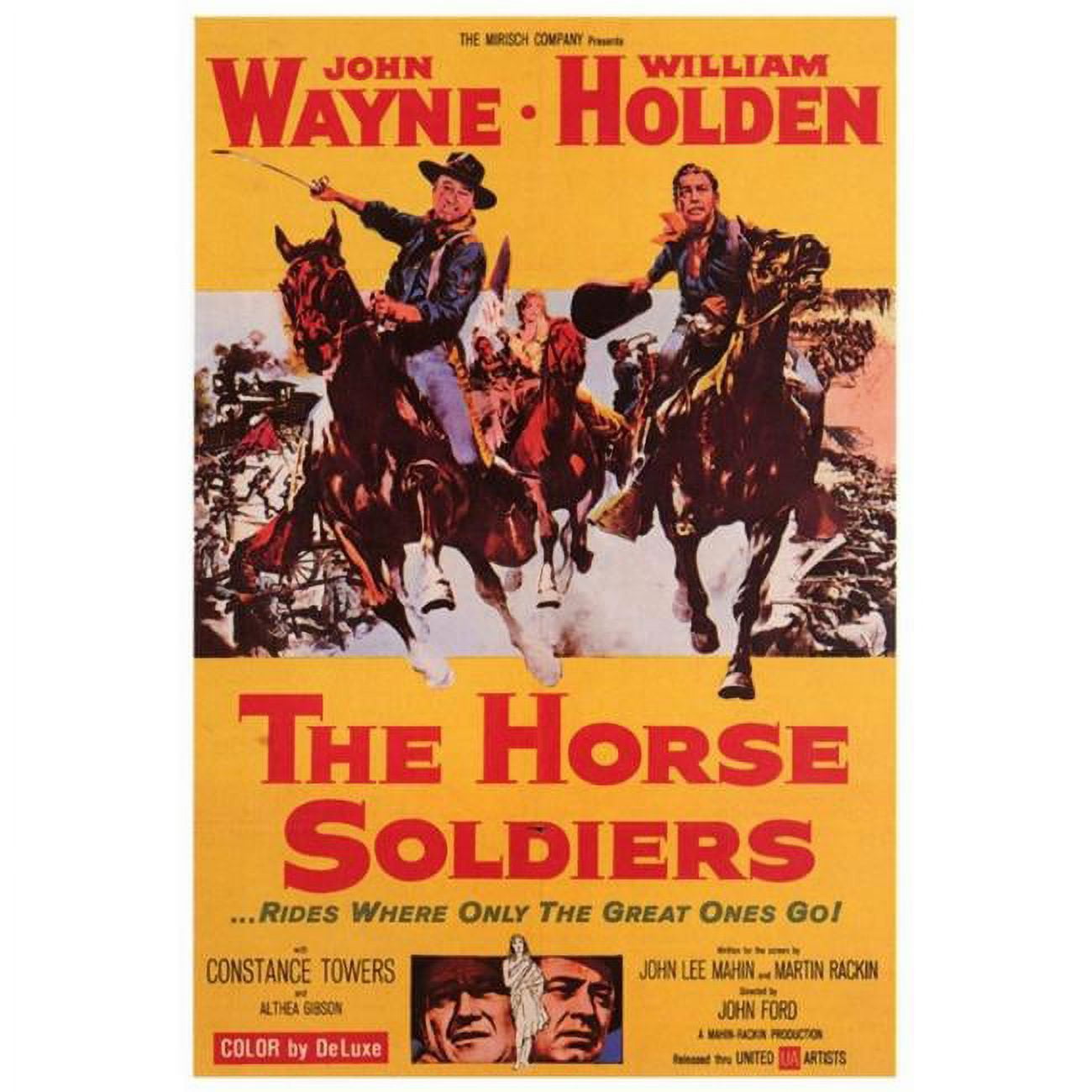Posterazzi The Horse Soldiers Movie Poster - 27 x 40 in. - Walmart.com