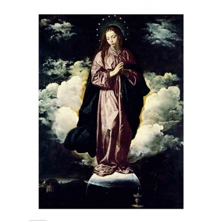 Posterazzi BALBAL99422 The Immaculate Conception Poster Print by Diego ...