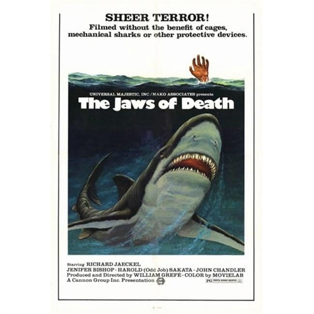 Posterazzi The Jaws of Death Movie Poster - 11 x 17 in. - Walmart.com