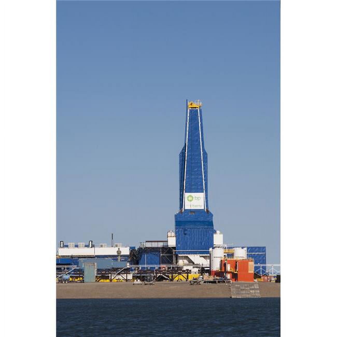 Posterazzi The Liberty Oil Rig in The Prudhoe Bay Oilfield on The North ...