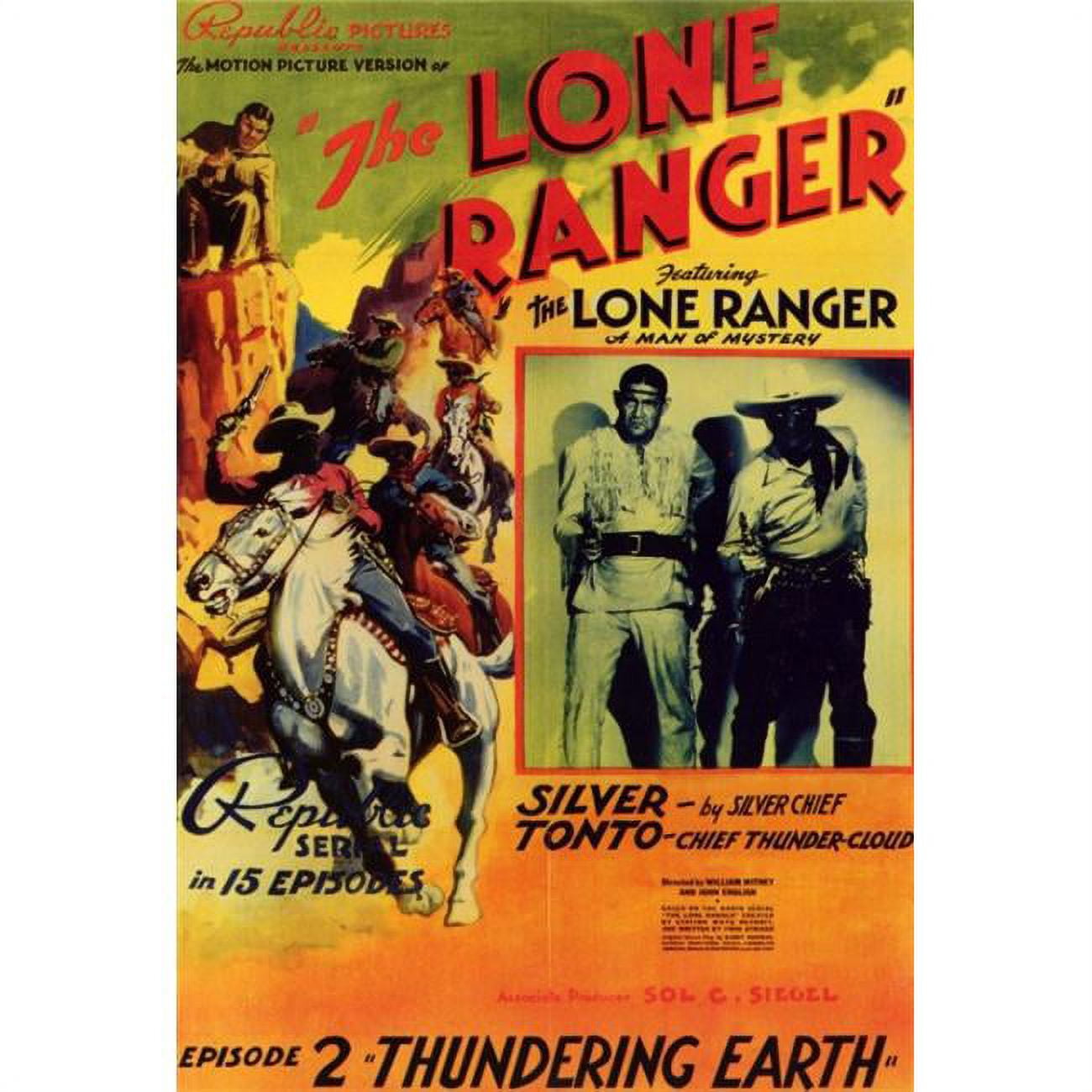 Posterazzi The Lone Ranger Movie Poster - 27 x 40 in. - Walmart.com