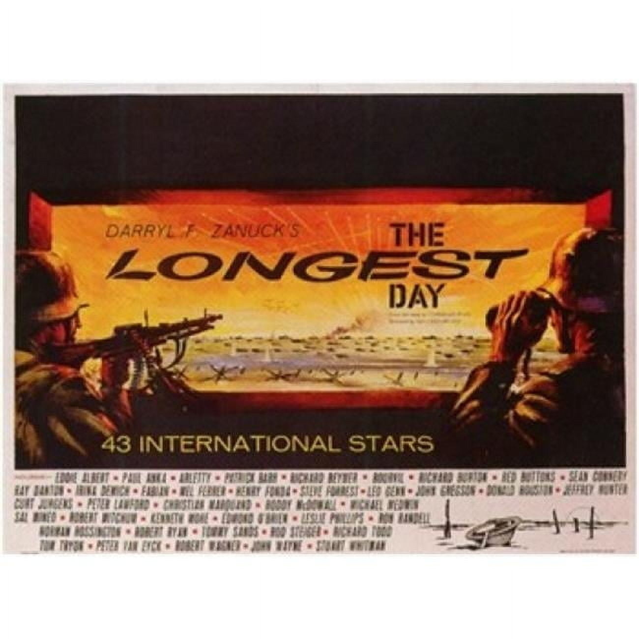 Posterazzi The Longest Day Movie Poster - 17 x 11 in. - Walmart.com