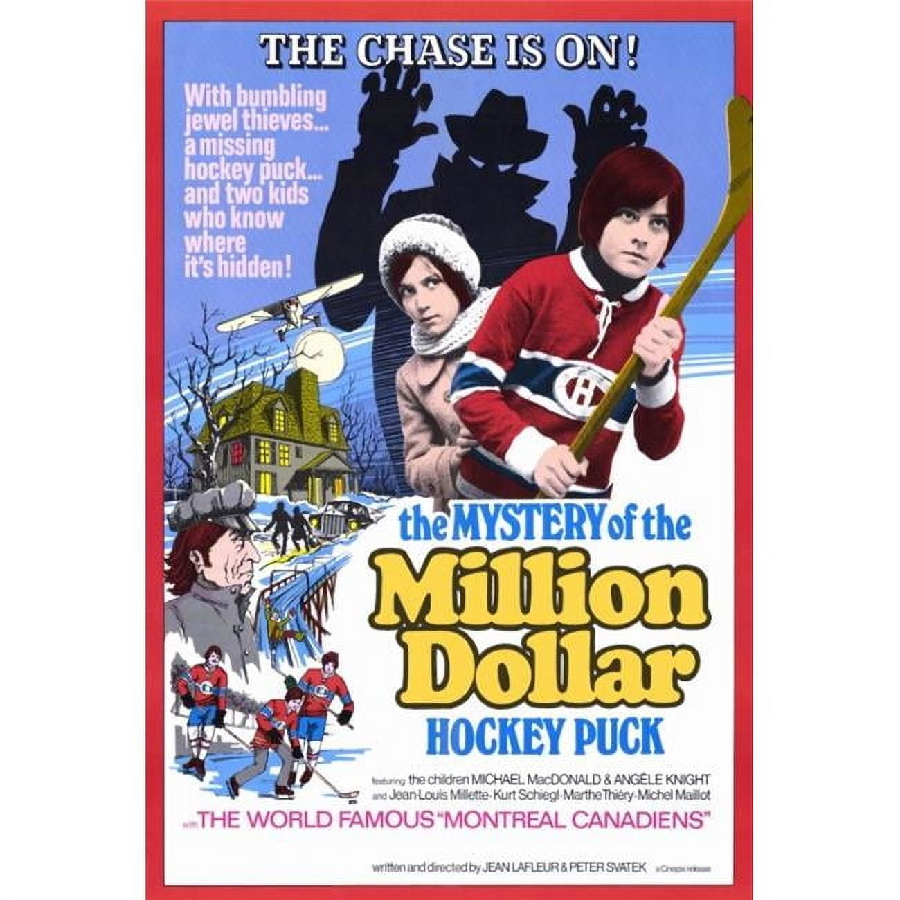 Posterazzi The Mystery of the Million Dollar Hockey Puck Movie Poster ...