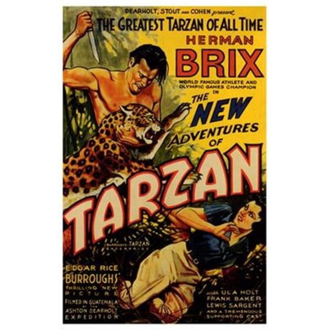 Posterazzi The New Adventures of Tarzan C.1935 - Style a Movie Poster ...