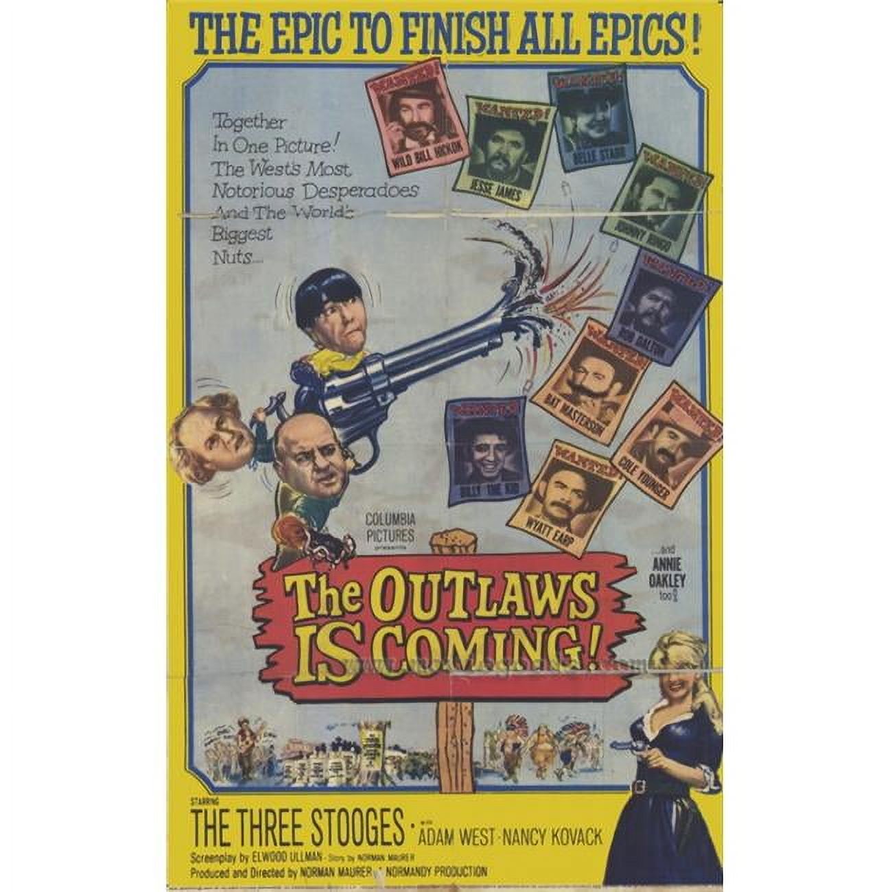 Posterazzi MOVIH2649 The Outlaws is Coming Movie Poster - 27 x 40 in ...