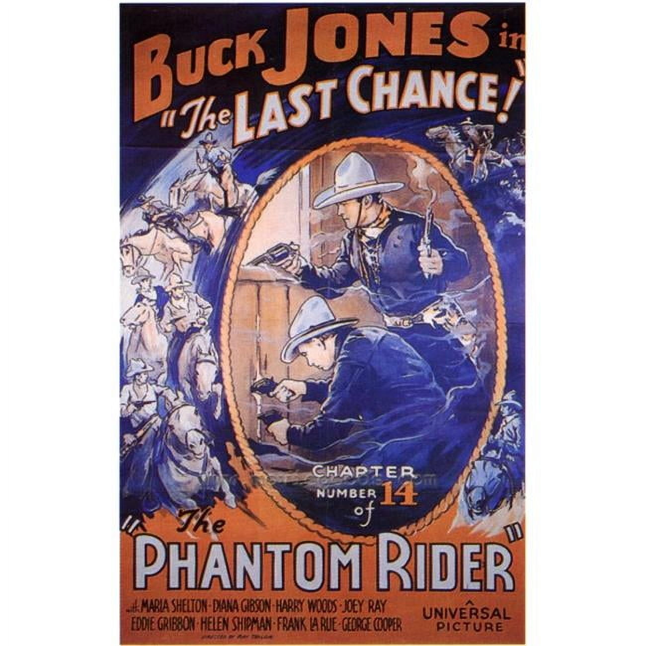 Posterazzi The Phantom Rider Movie Poster - 27 x 40 in. - Walmart.com