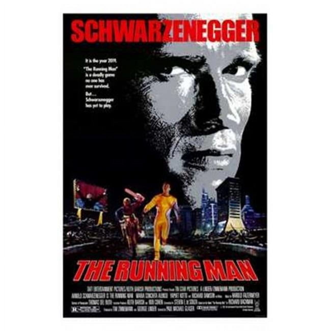 Posterazzi The Running Man Movie Poster - 11 x 17 in. - Walmart.com