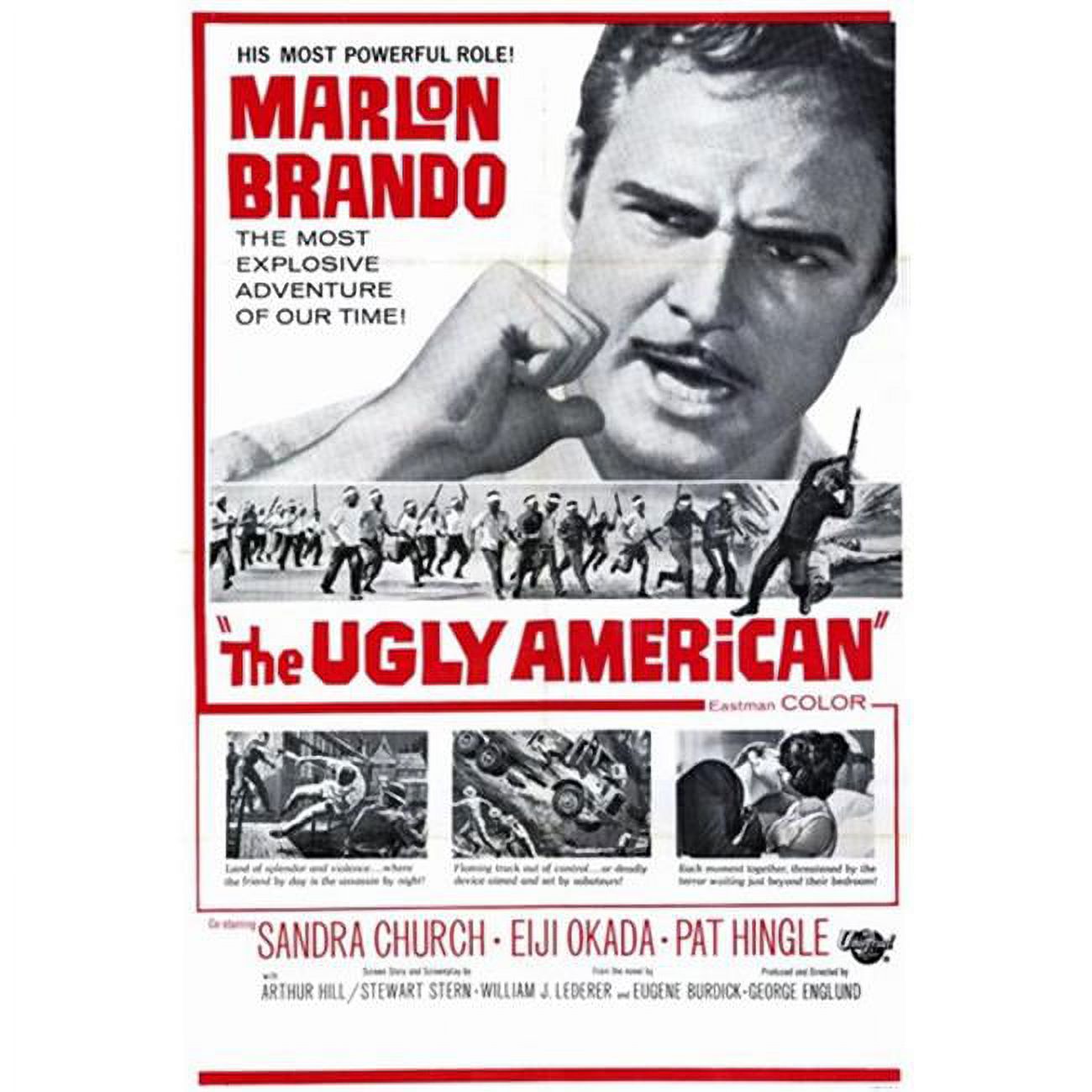 Posterazzi The Ugly American Movie Poster - 11 x 17 in. - Walmart.com