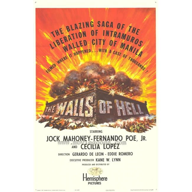 Posterazzi The Walls of Hell Movie Poster - 27 x 40 in. - Walmart.com