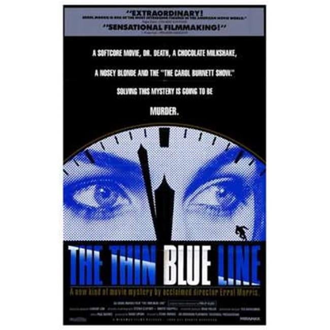Posterazzi Thin Blue Line Movie Poster - 11 x 17 in. - Walmart.com