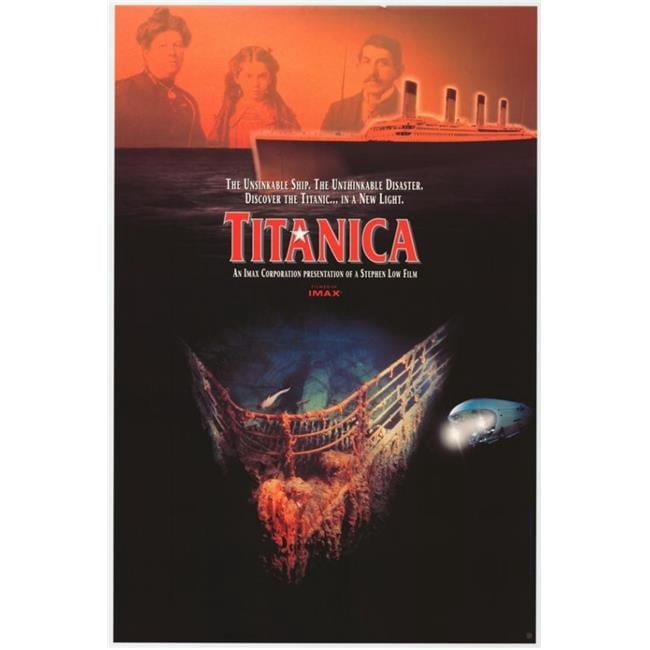 Posterazzi Titanica Imax Movie Poster 27 x 40 in. - Walmart.com