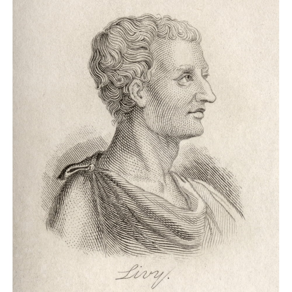 Posterazzi DPI1856803LARGE Titus Livius Aka Livy 59Bc-17Ad. Roman ...