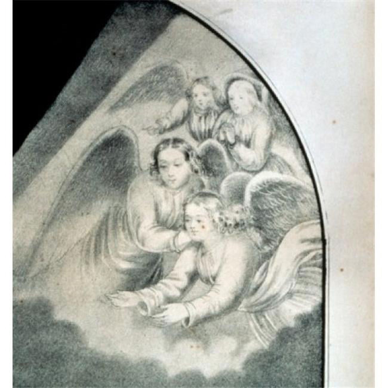 Posterazzi USA Washington DC Library of Congress Believers Vision Mount Deal with Angels From ...