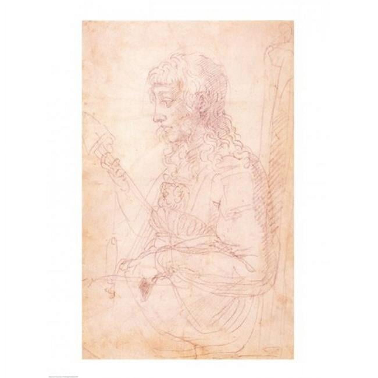 Posterazzi W.40 Sketch of A Female Figure Poster Print by Michelangelo ...