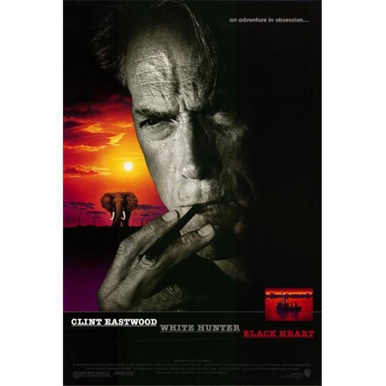 Posterazzi White Hunter Black Heart Movie Poster - 11 x 17 in ...