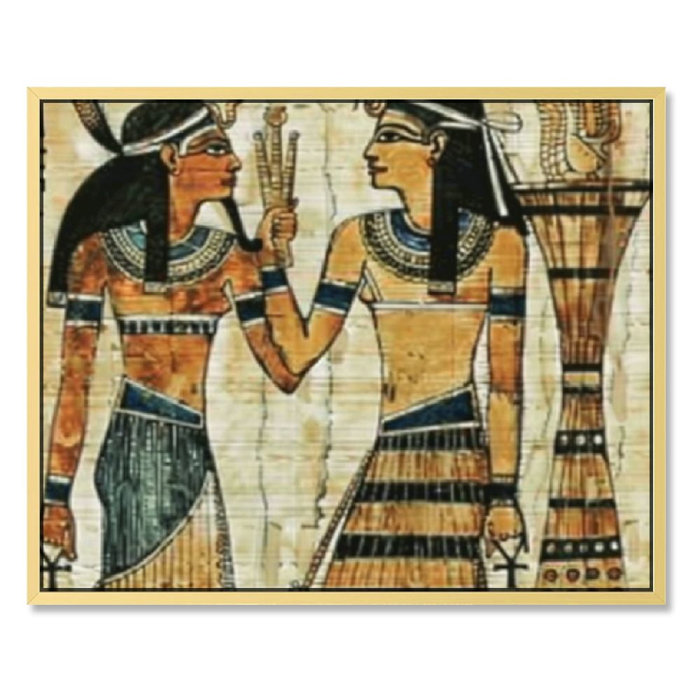 Posters Ancient Egyptian Papyrus Illustration Canvas Art Wall Decor ...