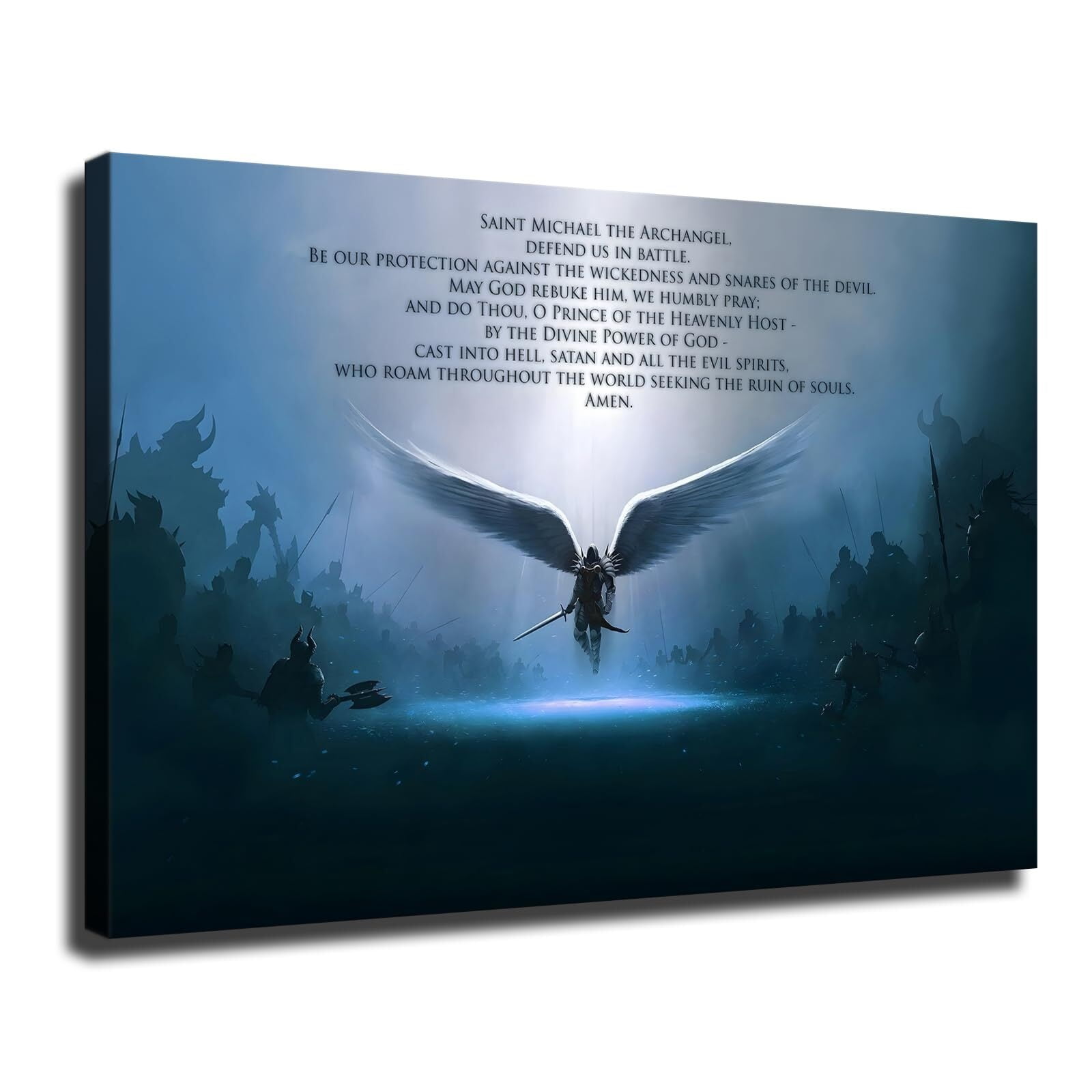 Posters Angel Inspirational Quotes Poster St. Michael The Archangel ...