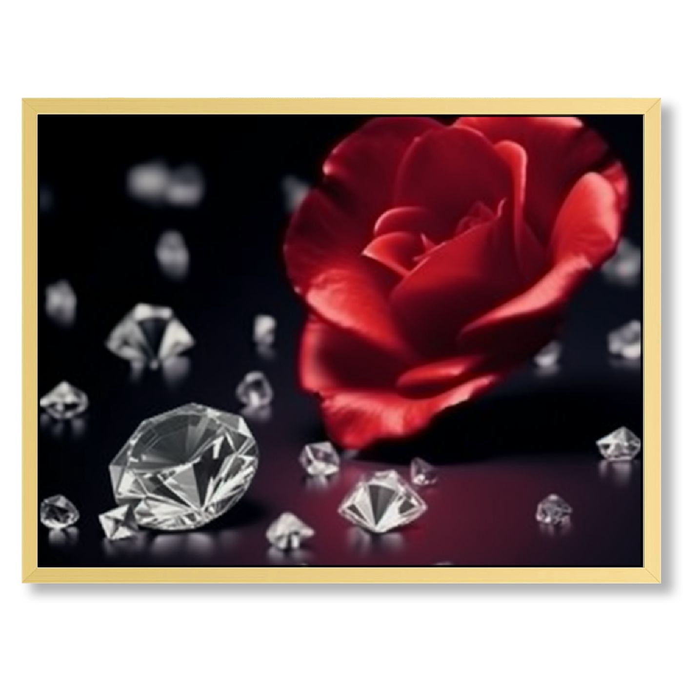 Posters Art Poster Red Rose Poster Decoration Prints for Room Decor ...