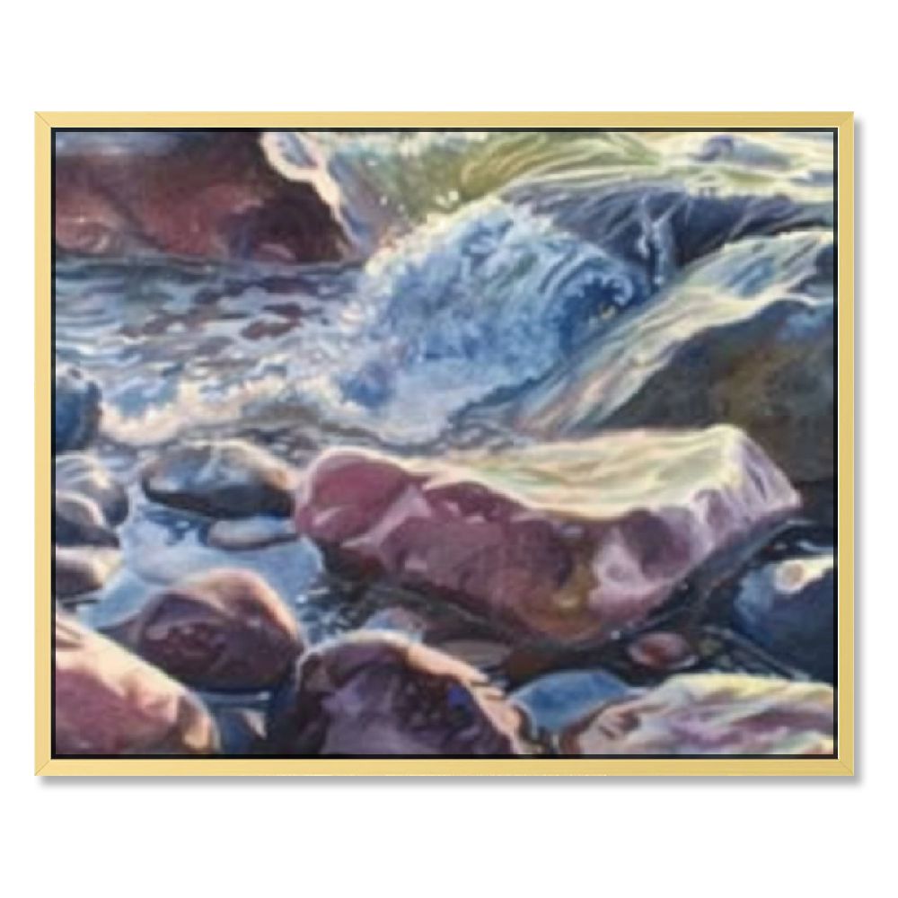 Posters Bathroom Decorative Wall Art Beach Rocks Picture Wall Art Rocks ...