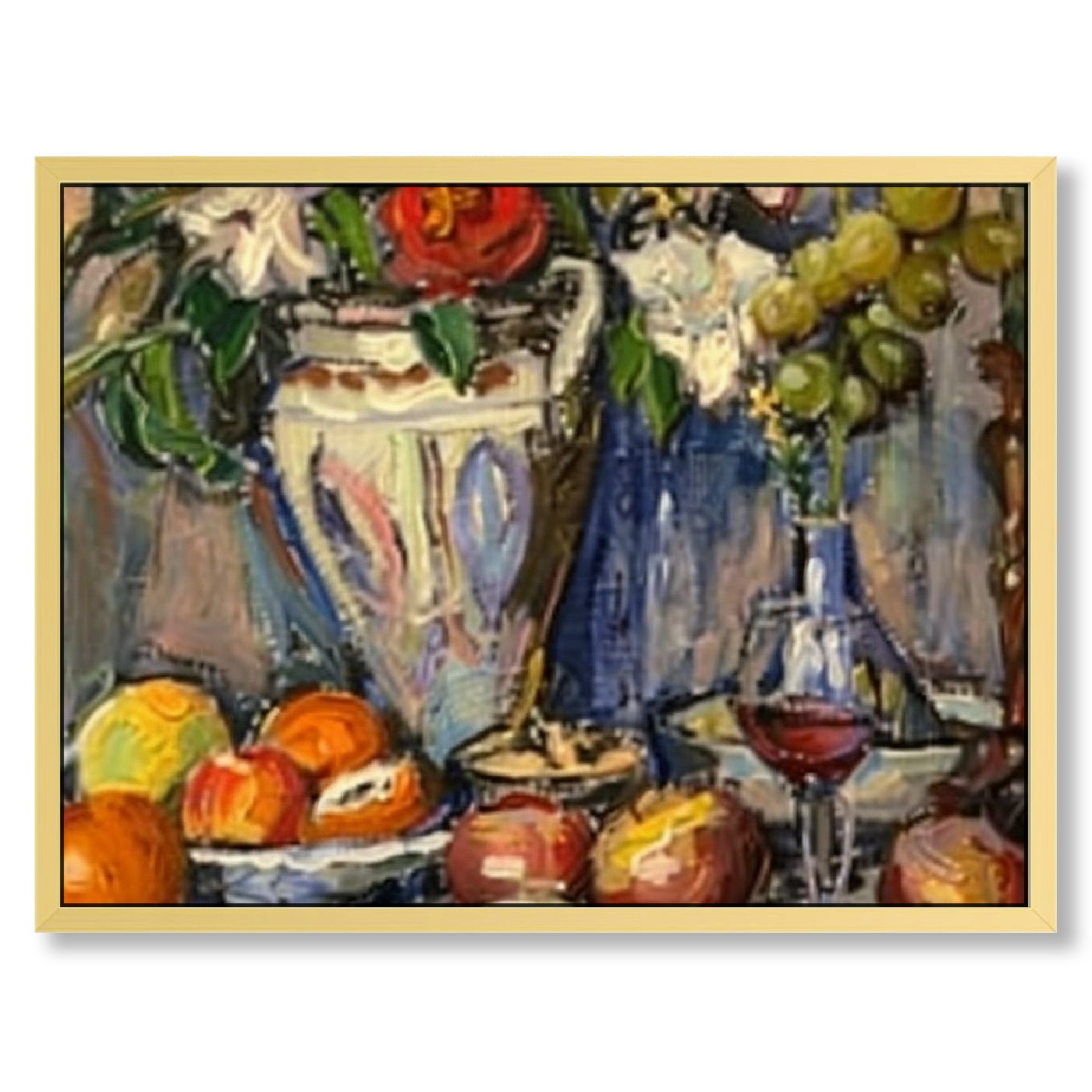 Posters Kitchen Wall Art Floral Oil Painting Tabletop Wall Art for ...