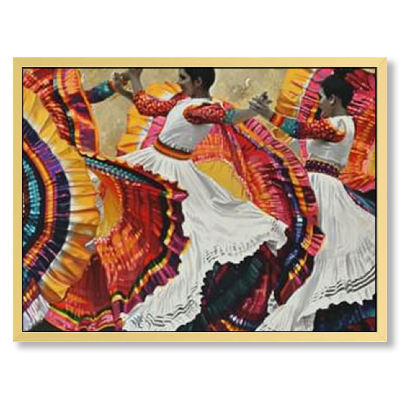 Posters Latin Dancer Mexican Dancer Vintage Poster Traditional Art ...