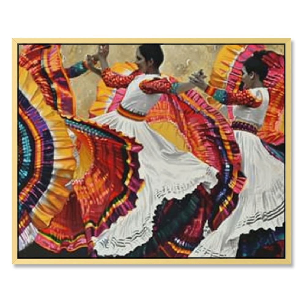 Posters Latin Dancer Mexican Dancer Vintage Poster Traditional Art ...