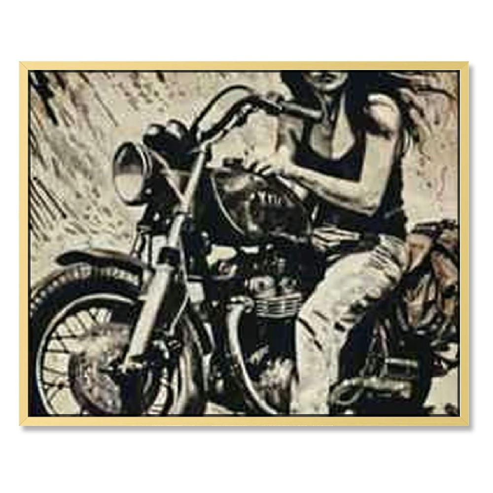 Posters Motorbike Girl Motorcycle Enthusiast Girl Room Aesthetic Poster ...