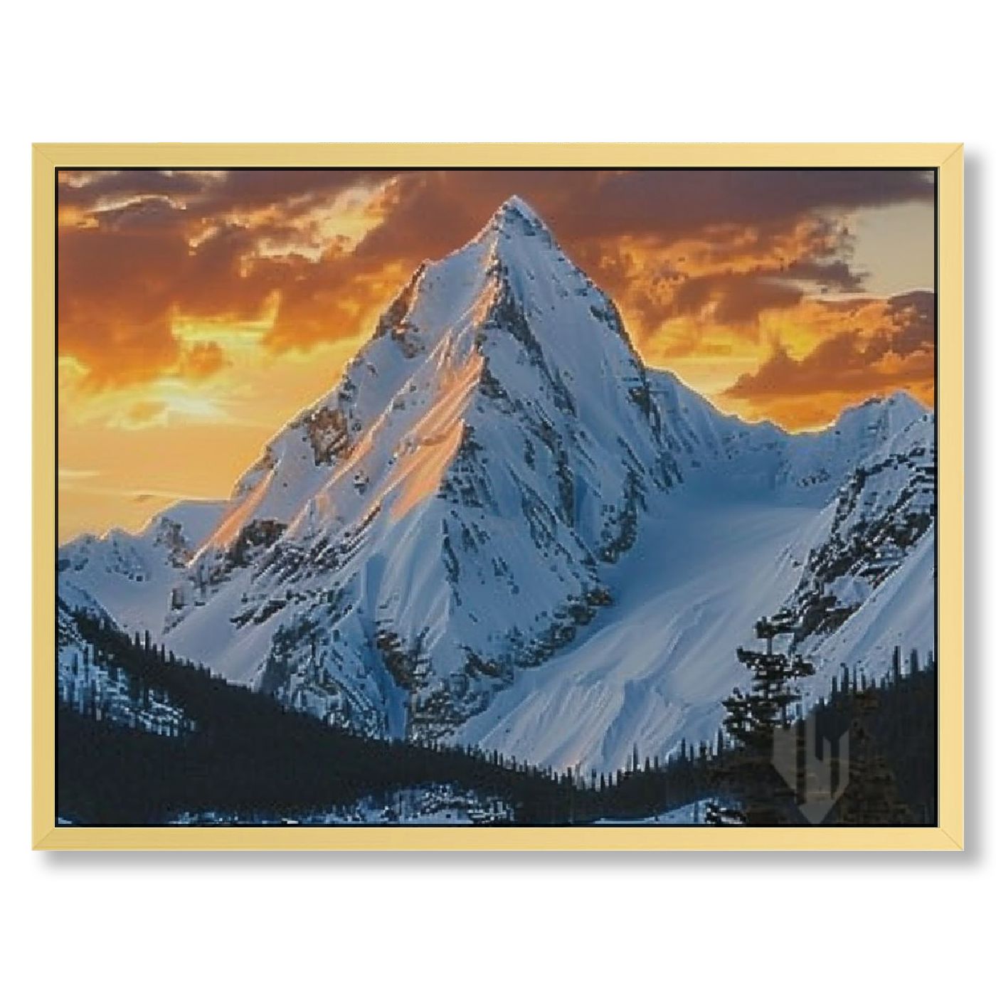 Posters Mount Everest Wall Art Summit Poster Natural Mountains ...