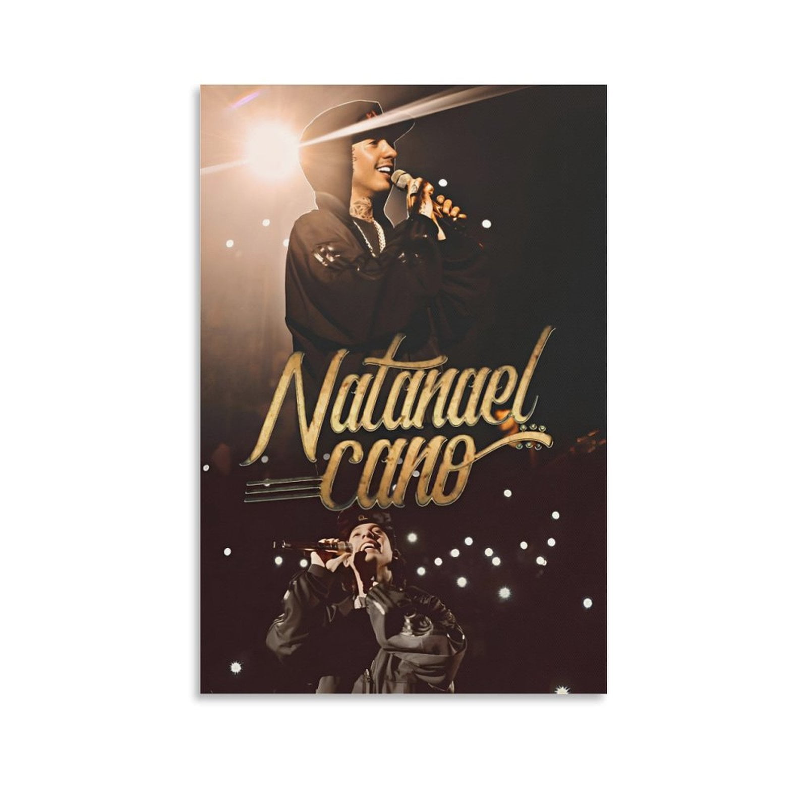 Posters Natanael Cano Art Singer Painting On Canvas Wall Art Poster ...